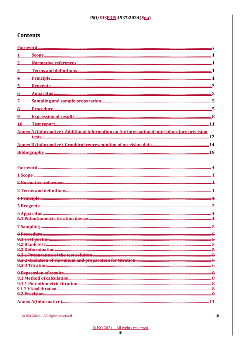 ISO/FDIS 4937 - Steel and iron — Determination of chromium content — Potentiometric or visual