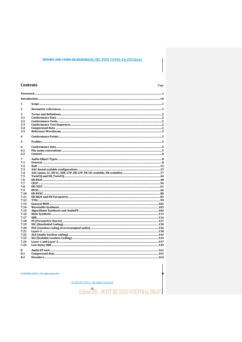 ISO/IEC 14496-26 - Information technology — Coding of audio-visual ... ISO/IEC 14496-26 - Information technology — Coding of audio-visual ...