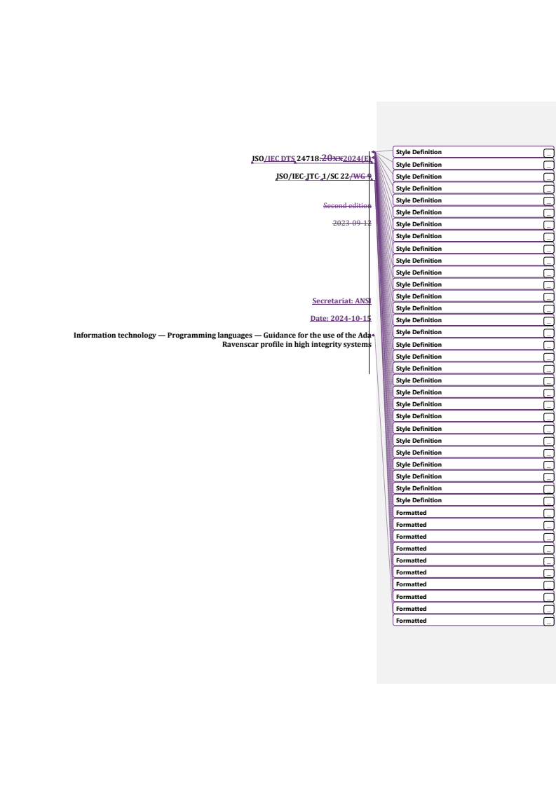 ISO/IEC DTS 24718 - Information technology — Programming languages — Guidance for the use of the Ada