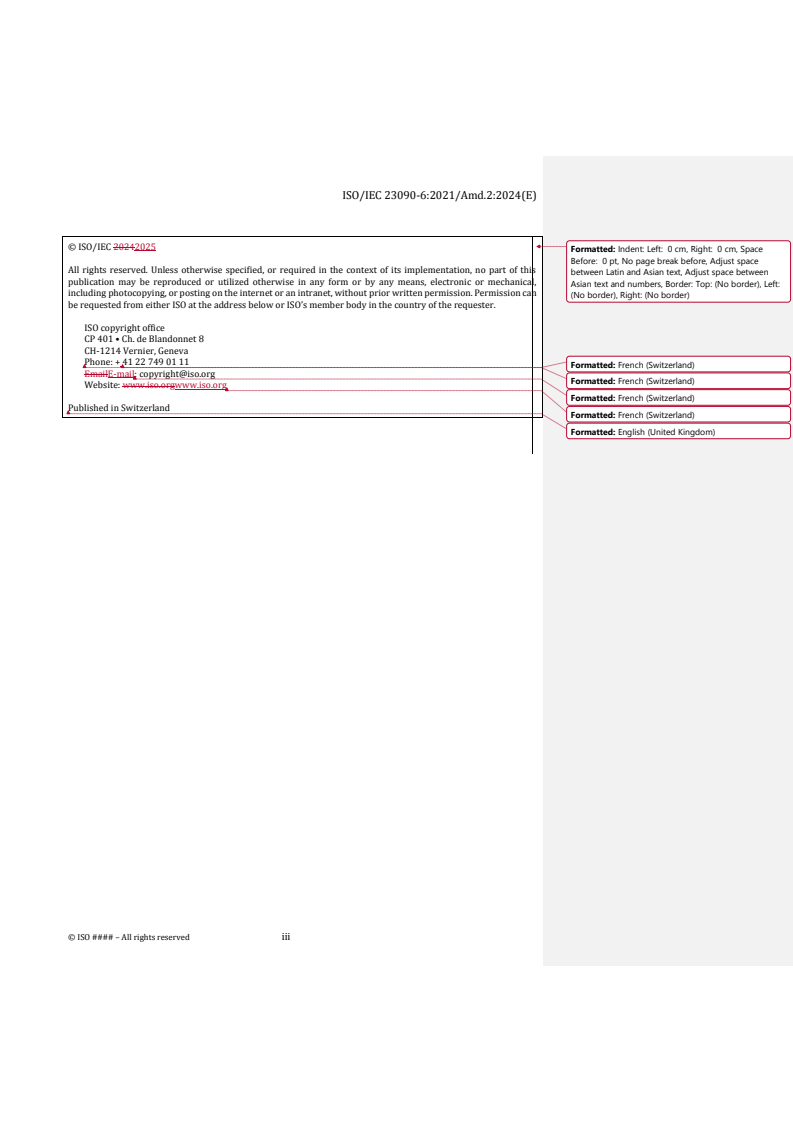 ISO/IEC 23090-6:2021/PRF Amd 2 - Information technology — Coded representation of immersive media