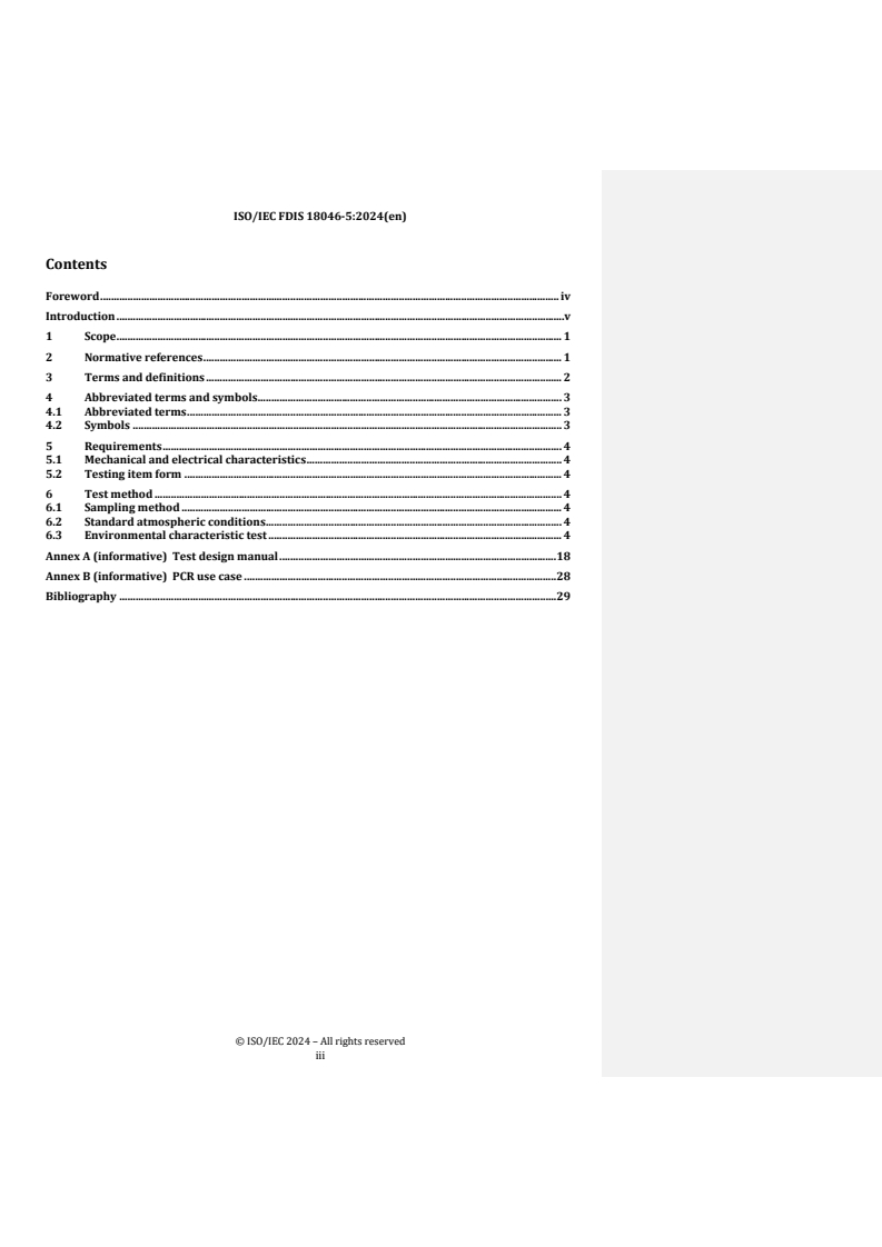 ISO/IEC FDIS 18046-5 - Information technology — Radio frequency identification device performance