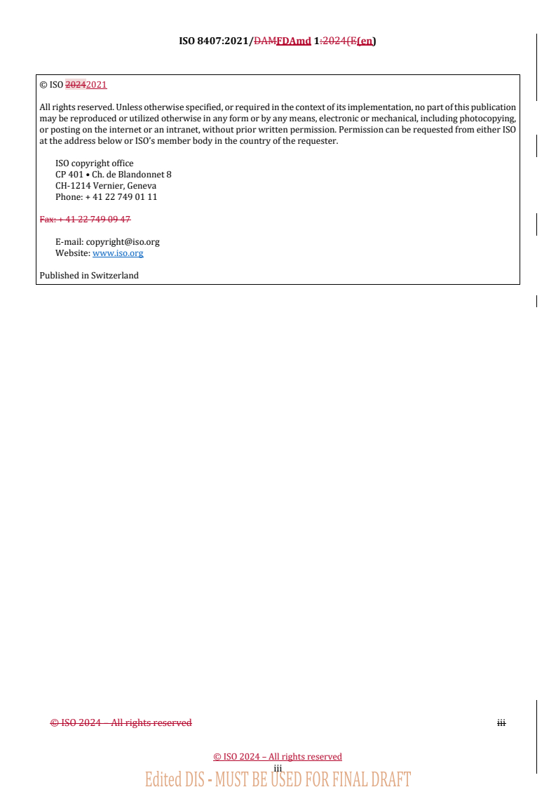 ISO 8407:2021/Amd 1 - Corrosion of metals and alloys — Removal of corrosion products from corrosion
