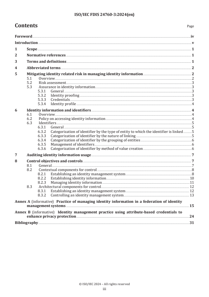ISO/IEC FDIS 24760-3 - IT Security and Privacy — A framework for identity management — Part 3: