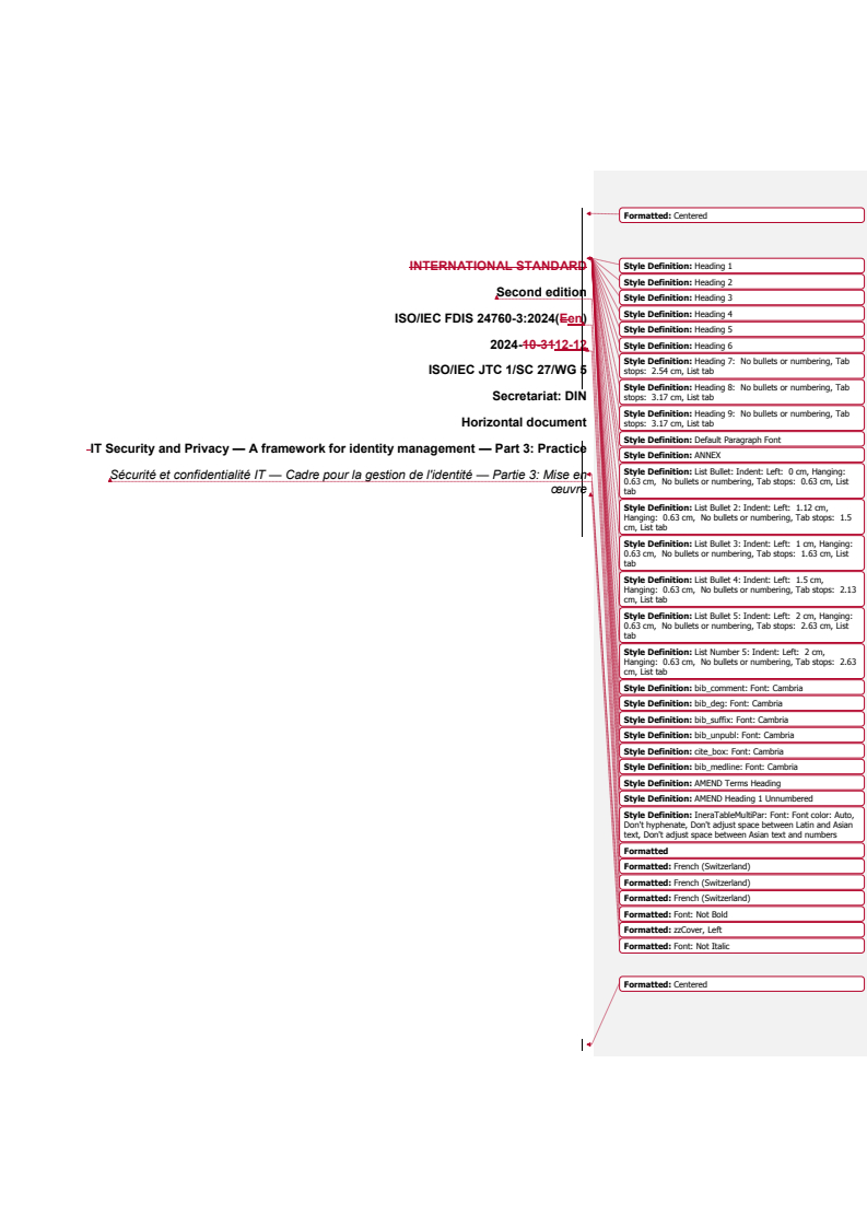 ISO/IEC FDIS 24760-3 - IT Security and Privacy — A framework for identity management — Part 3: