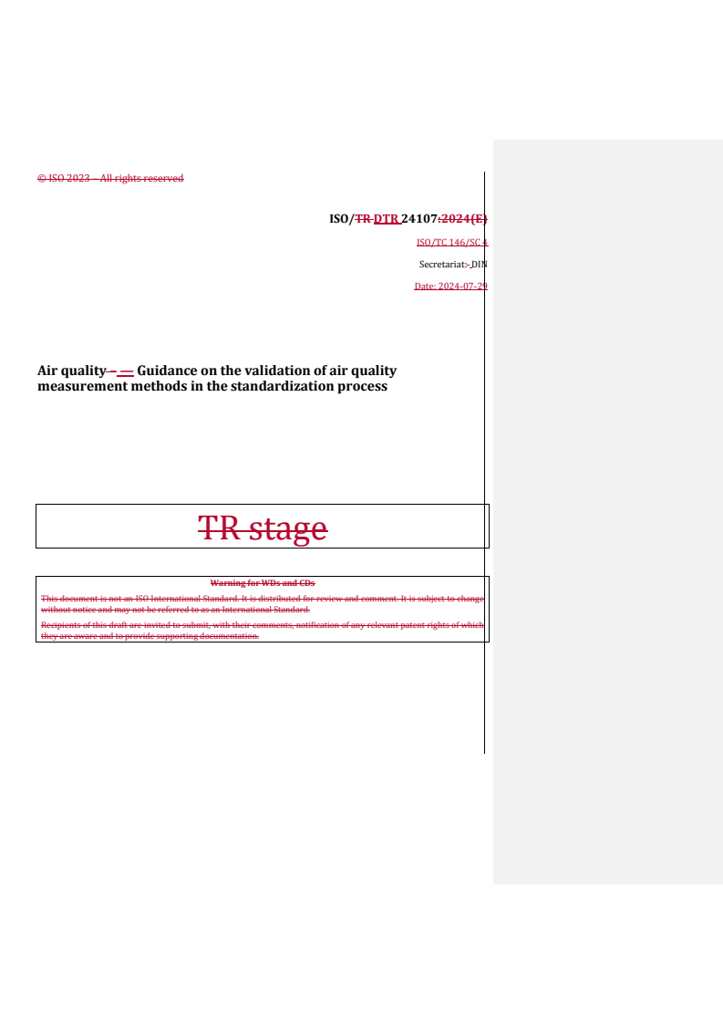 ISO/TR 24107 - Air quality — Guidance on the validation of air quality ...