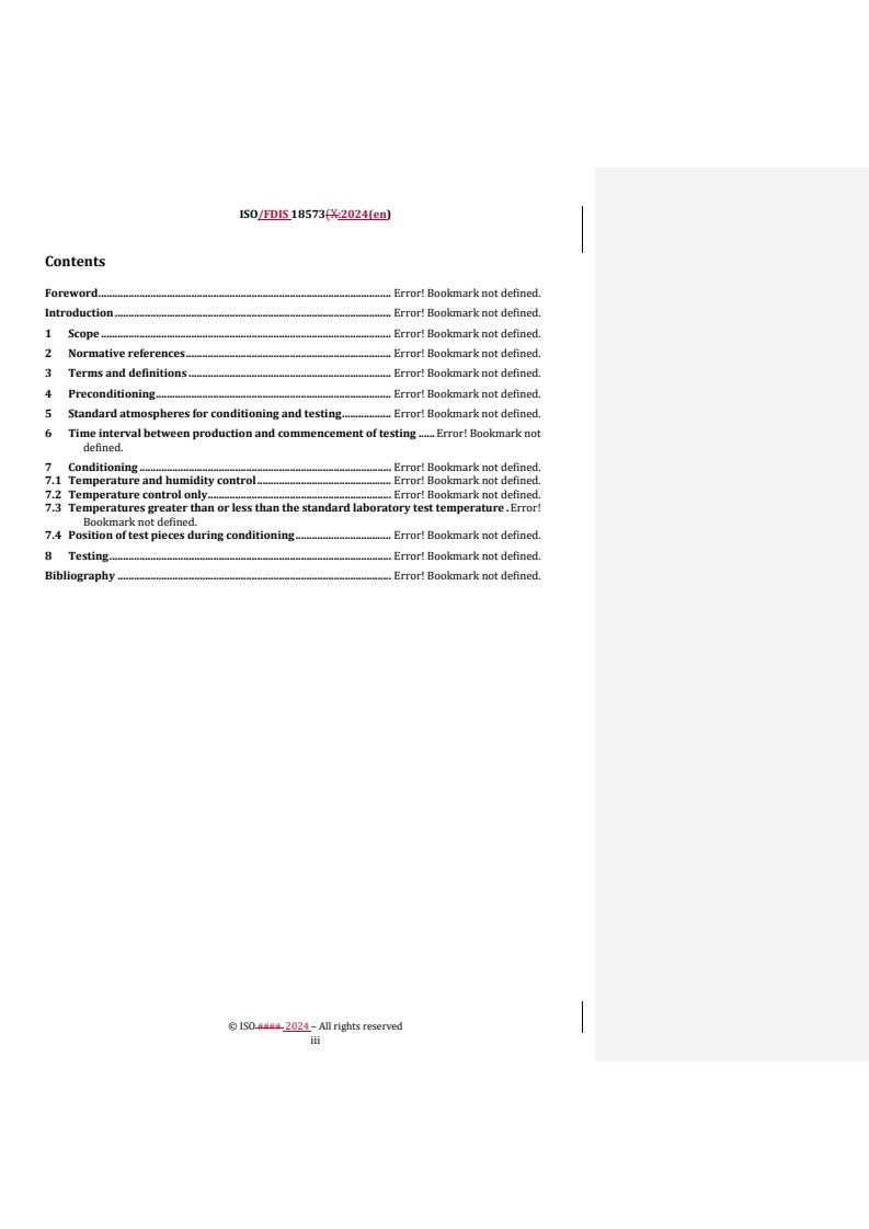 ISO/FDIS 18573 - Conveyor belts — Test atmospheres and conditioning periods