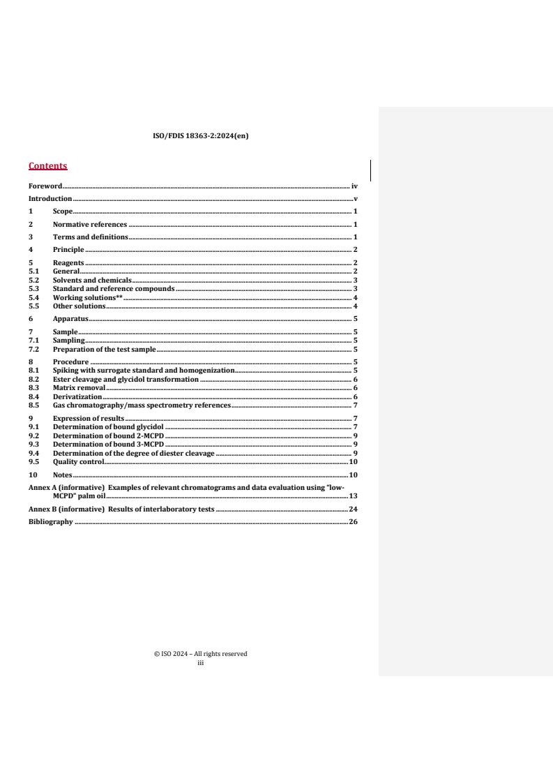 ISO 18363-2 - Animal and vegetable fats and oils — Determination of fatty-acid-bound