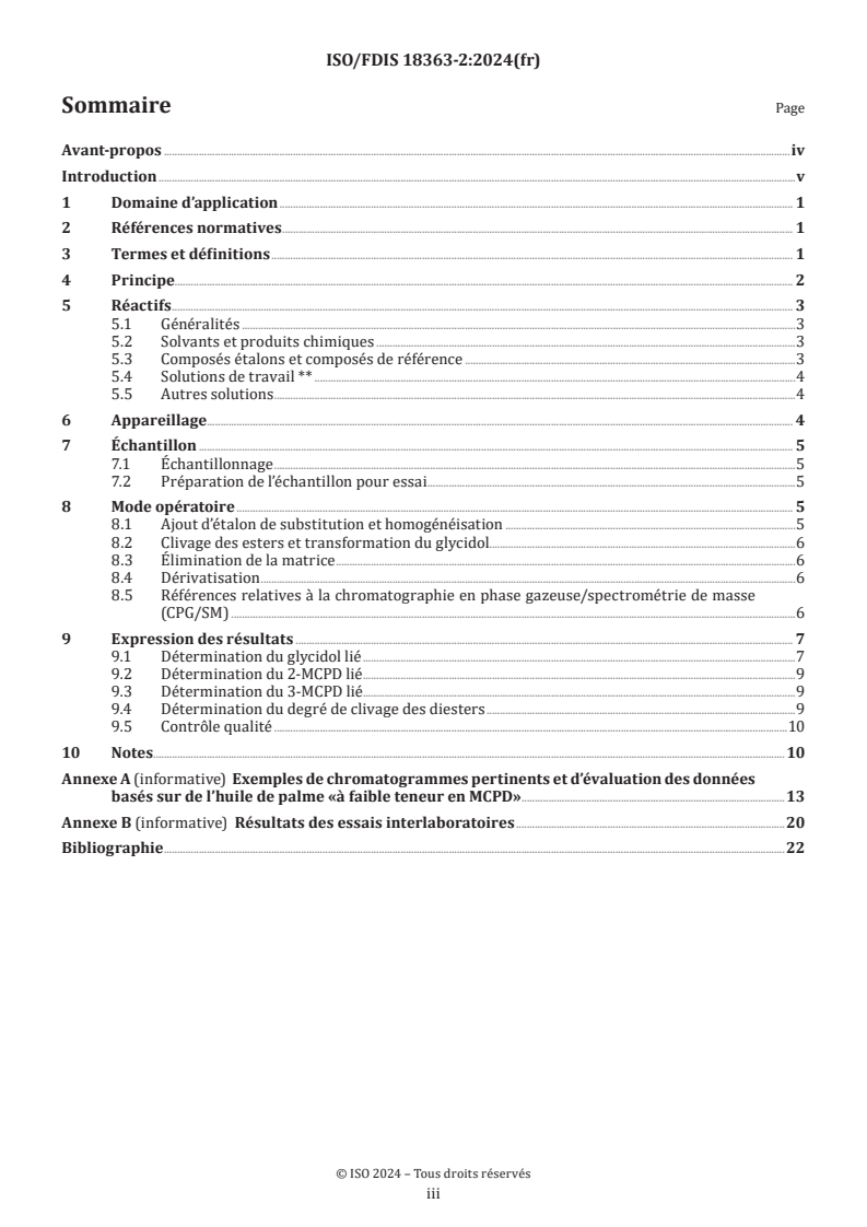 ISO 18363-2 - Animal and vegetable fats and oils — Determination of fatty-acid-bound